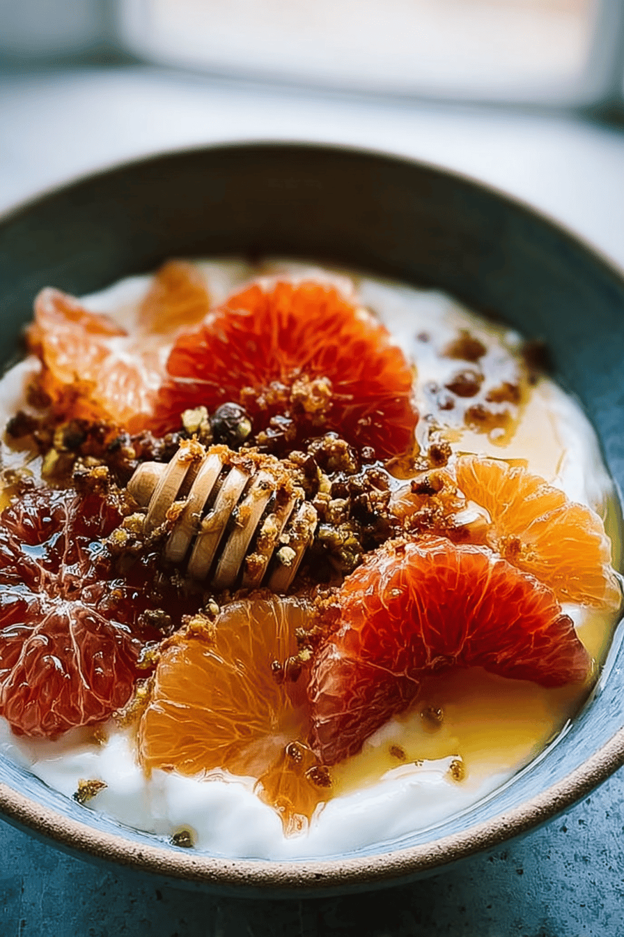 Winter Citrus Ricotta Breakfast Bowl With Honeycomb 2024