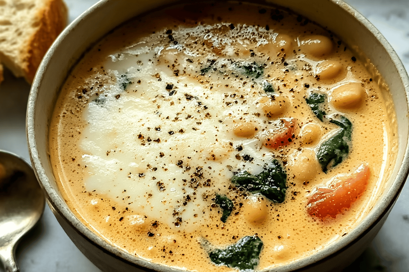 Tuscan Parmesan Cream Soup Recipe With Rich Italian Taste