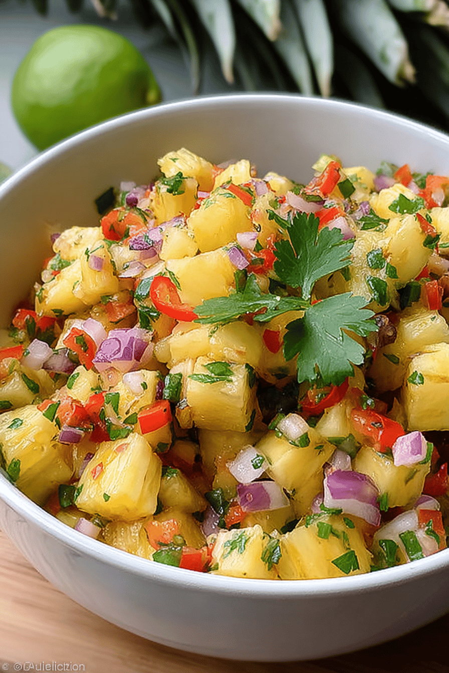 Pineapple Salsa Recipe With Sweet And Zesty Flavors