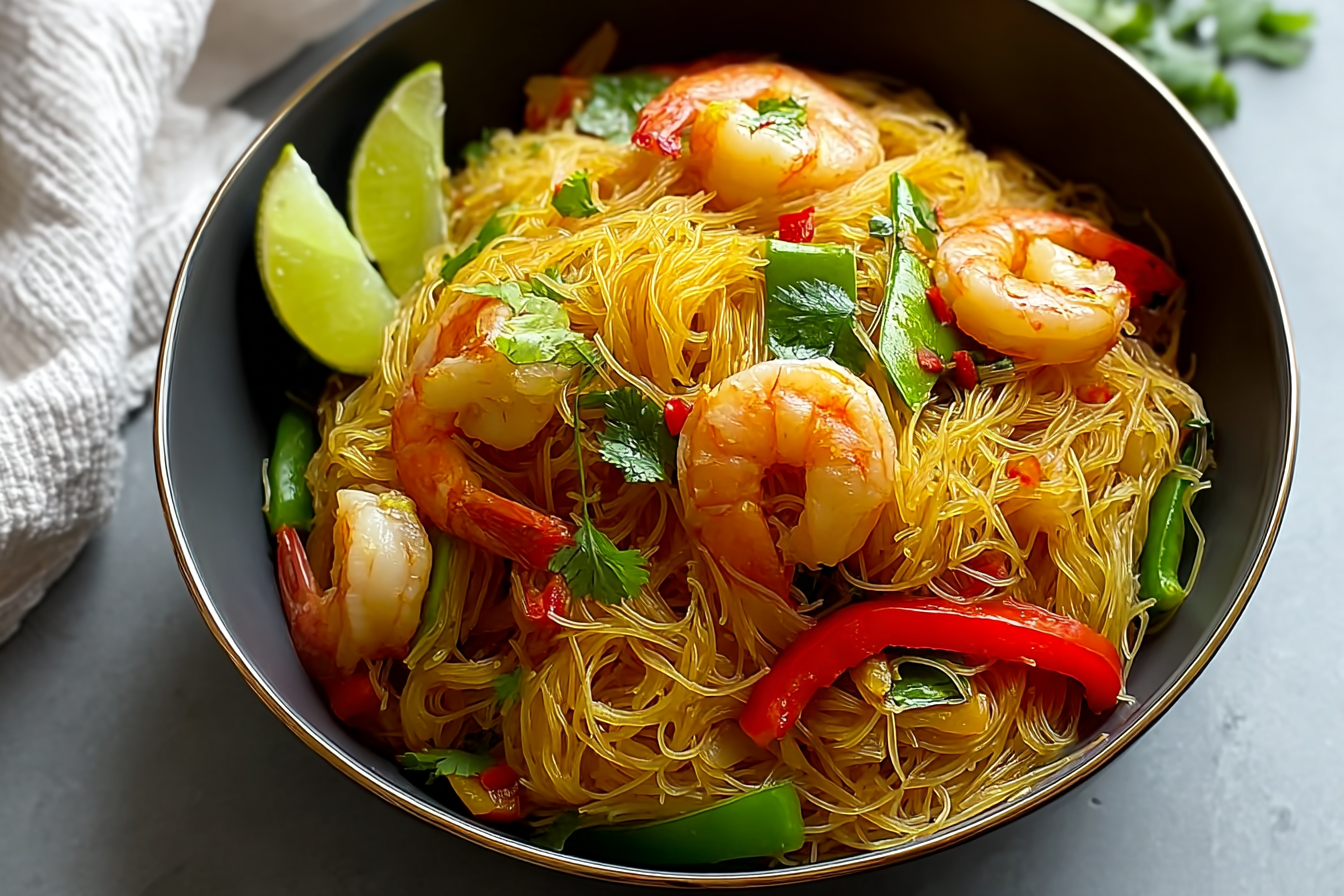 Singapore Noodles Recipe Easy Steps With Authentic Taste